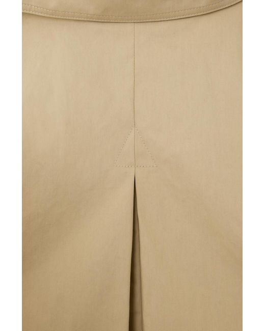 COS Cropped Hybrid Trench Coat in Natural | Lyst UK