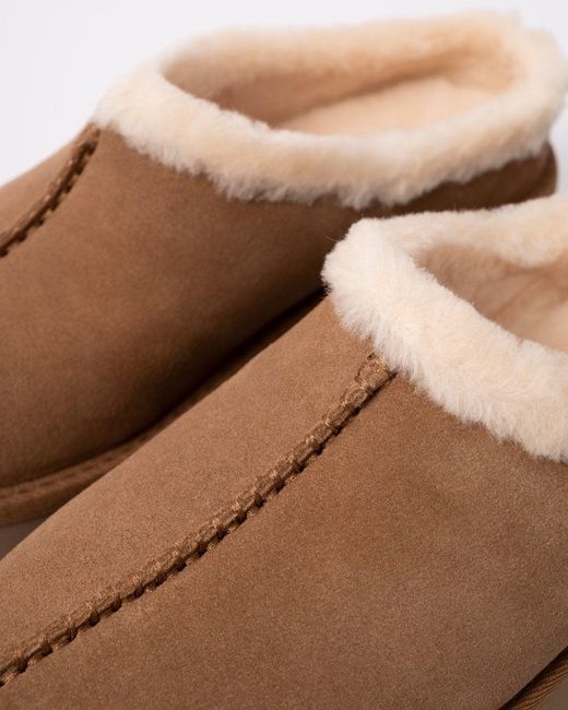 UGG New Heights Cozy Platform Clogs in White | Lyst