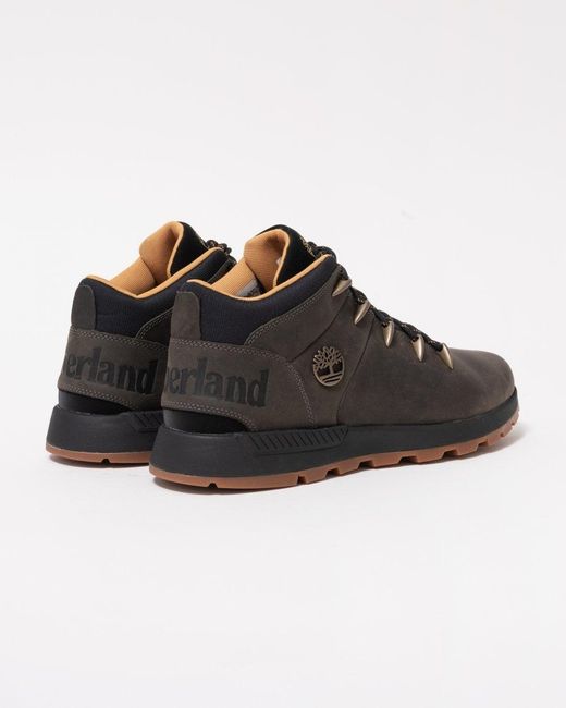Timberland Sprint Trekker Mid Leather Boots in Black for Men | Lyst