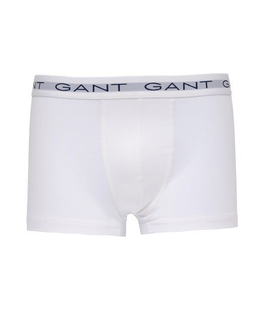 GANT Slim Fit Cotton Jersey Trunks in Gray for Men | Lyst