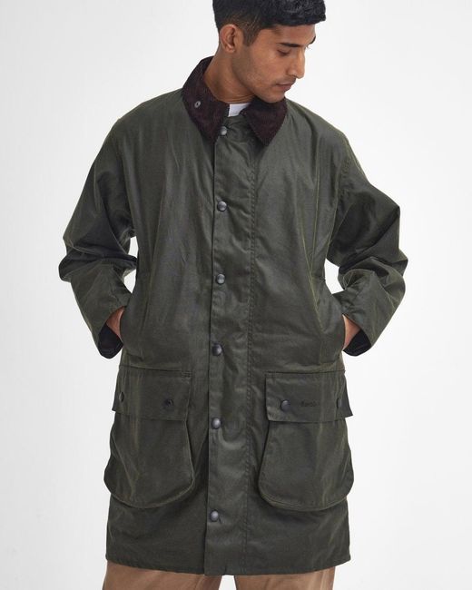 Barbour Border Wax Jacket Colour: Archive for Men | Lyst UK