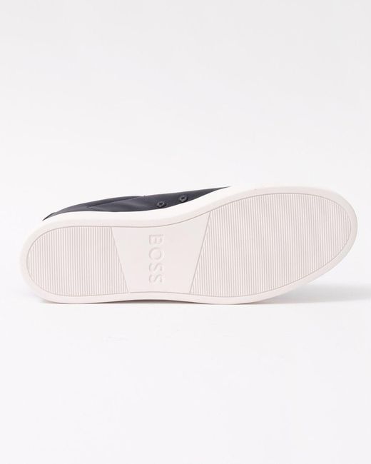 BOSS Boss Rhys Tenn Trainers 50529532 Colour: Dark 401 in Blue for Men ...