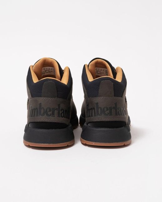 Timberland Sprint Trekker Mid Leather Boots in Black for Men | Lyst