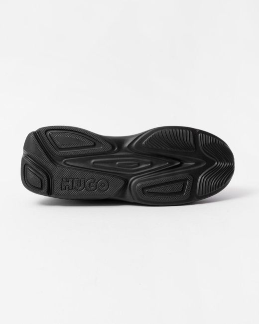 HUGO Leon_runn_meem Trainers in Black for Men | Lyst