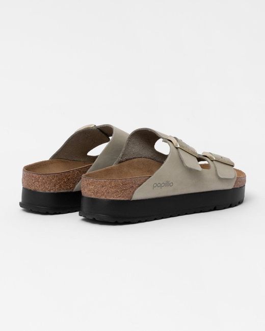 Birkenstock Arizona Flex Platform Leather Sandals, , Size: 7.5 | Lyst
