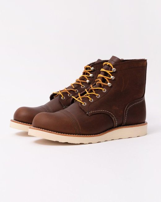 Red Wing Iron Ranger Traction Tred Boots in Brown for Men | Lyst