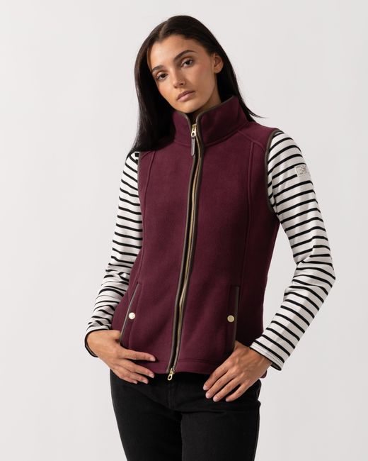 Joules Heritage Gilet in Red | Lyst UK