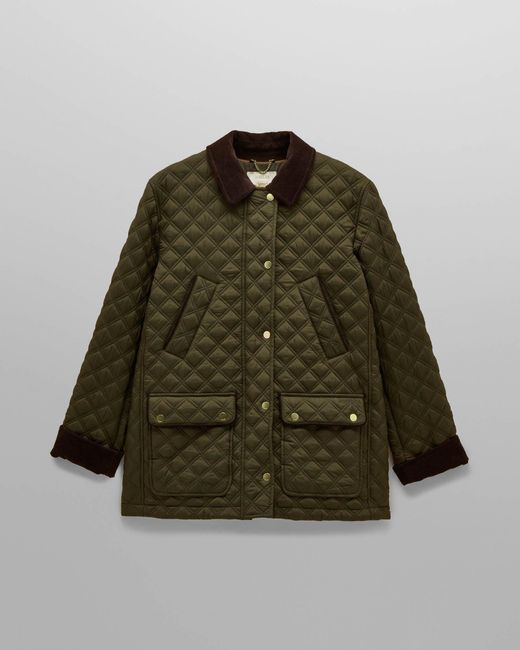 Joules Beatrix Jacket in Green | Lyst UK