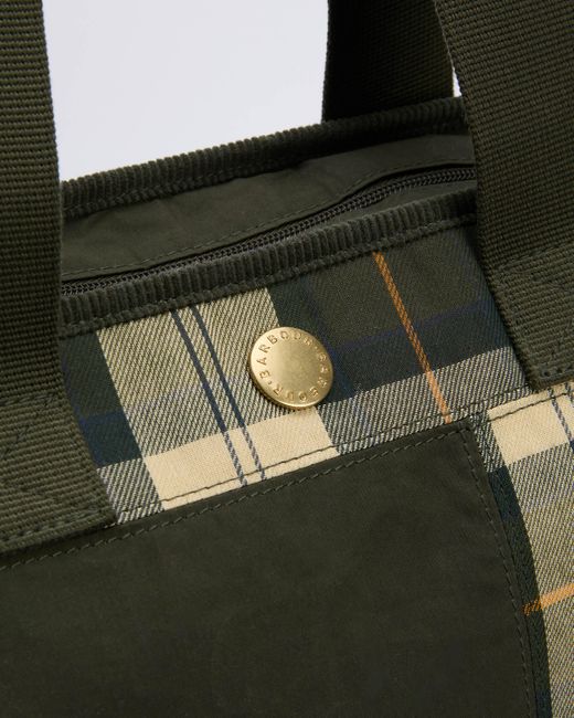 Barbour Mya Patchwork Tote Bag in Black | Lyst UK