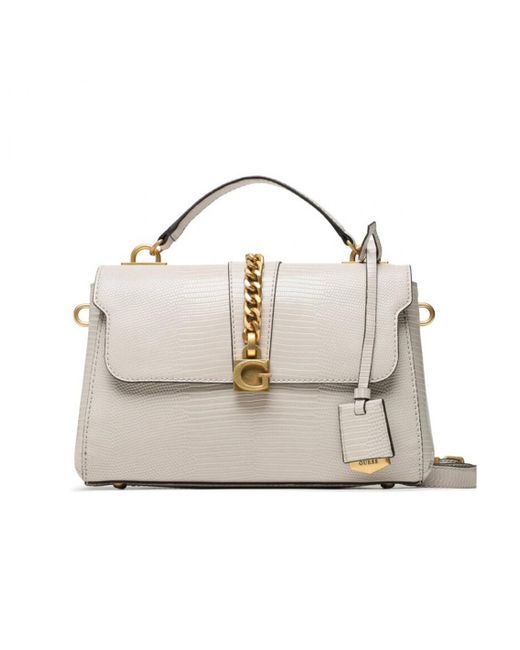Guess Handbag Tiberia in White | Lyst