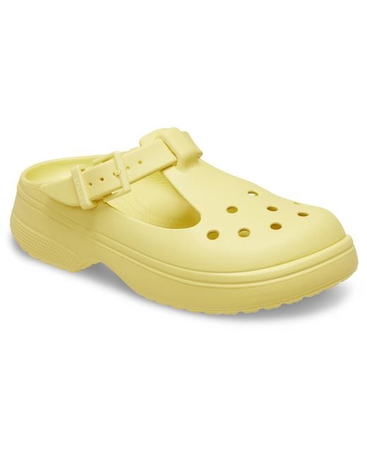 Crocs™ Classic Mary Jane Clog; Daylily in Black | Lyst