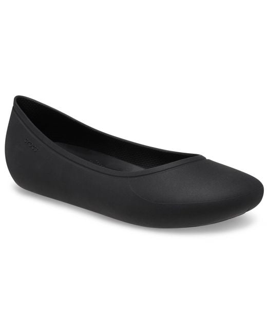 Crocs™ Brooklyn Flat in Black | Lyst
