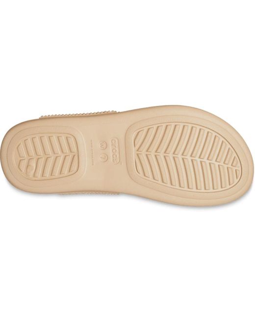 Crocs™ Boca Bling Flip Wedge in Black | Lyst