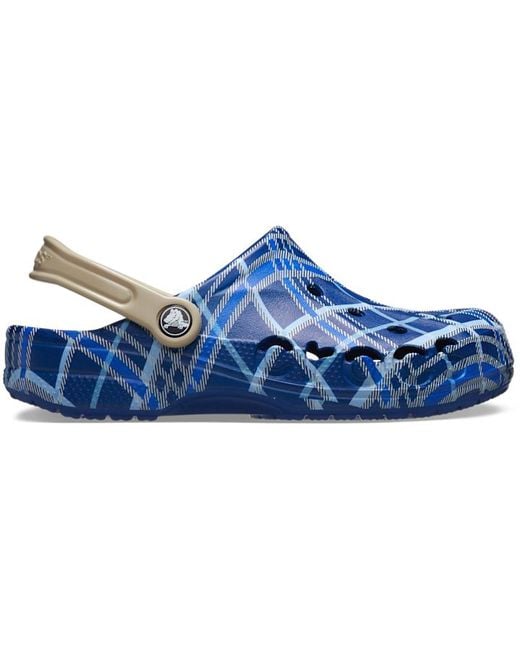 Crocs™ Baya Holiday Plaid Clog; Jean in Blue | Lyst