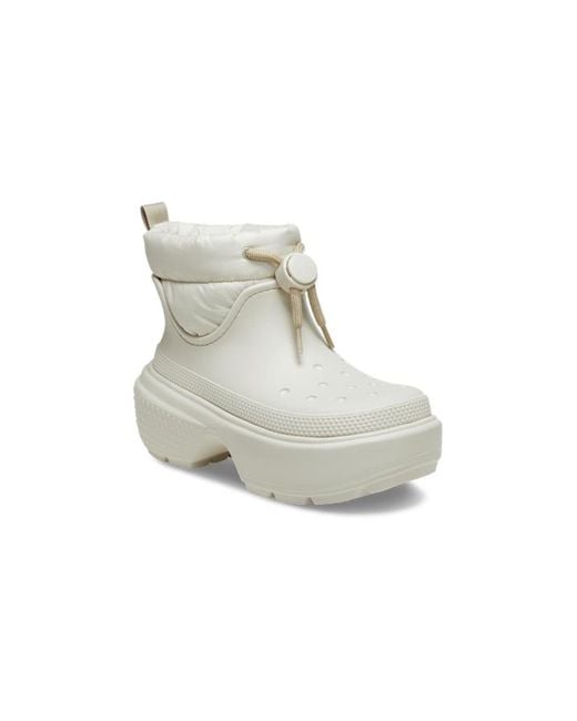 Crocs™ Stomp Puff Boot in Black | Lyst