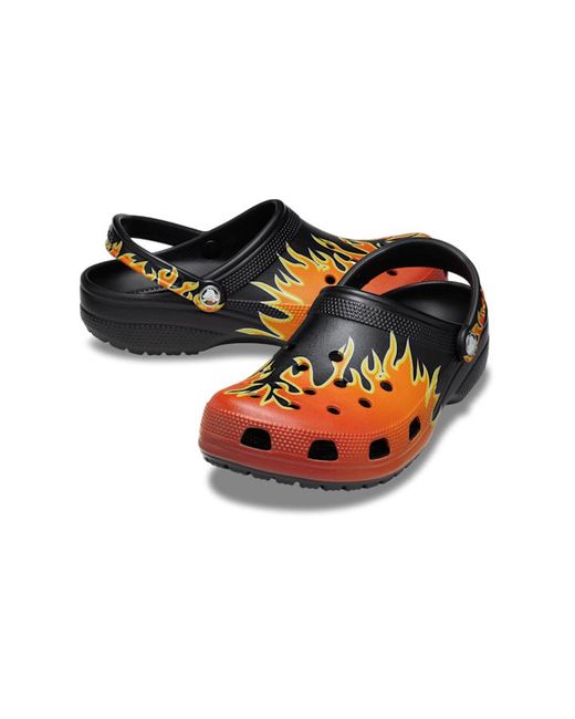 Crocs™ Classic Flames Clog; Multi in Black | Lyst