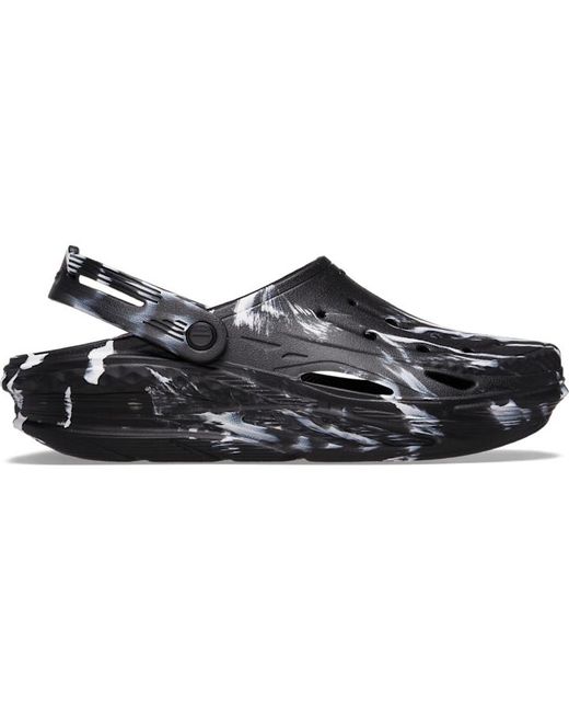 Crocs™ Off Grid Marbled Clog in Black for Men | Lyst
