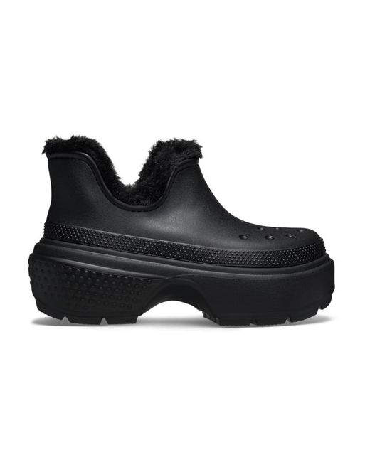 Crocs™ Stomp Shorty Boot in Black | Lyst