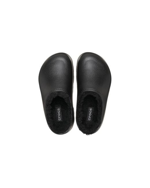Crocs™ Dylan Lined Clog in Black | Lyst