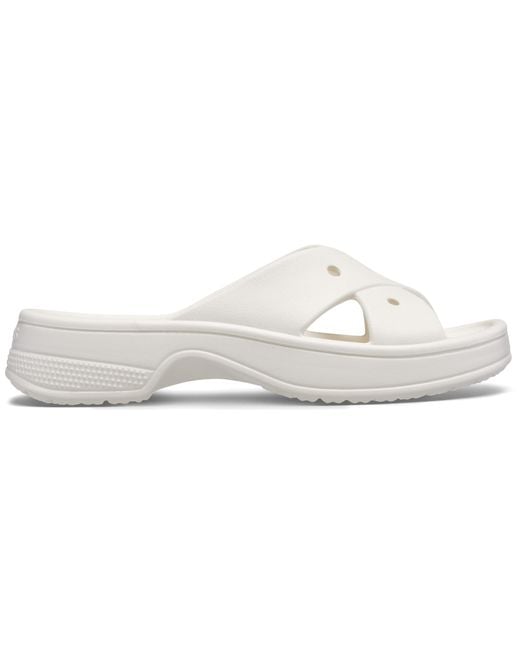 Crocs™ Cross Strap in Black | Lyst UK