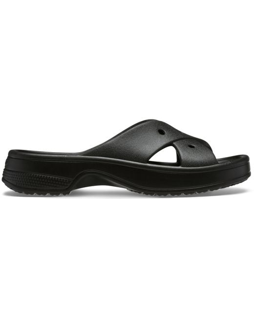 Crocs™ Classic Cross Strap in Black | Lyst
