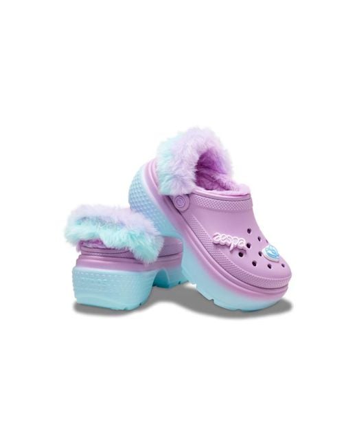 Crocs™ Aespa X Stomp Lined Clog in Purple | Lyst Crocs™ Aespa X Stomp Lined Clog in Purple | Lyst