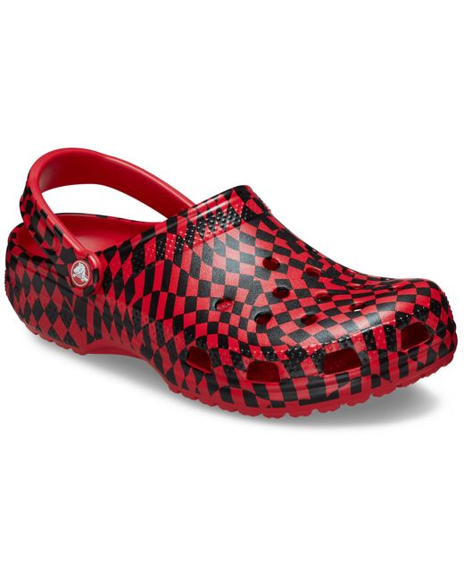Crocs™ Warped Checker Clog; Varsity in Red | Lyst