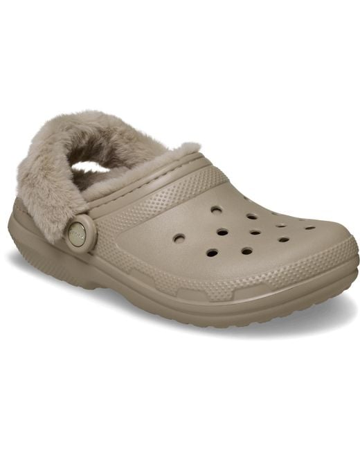 Crocs™ Classic Fuzz Lined in Black | Lyst UK