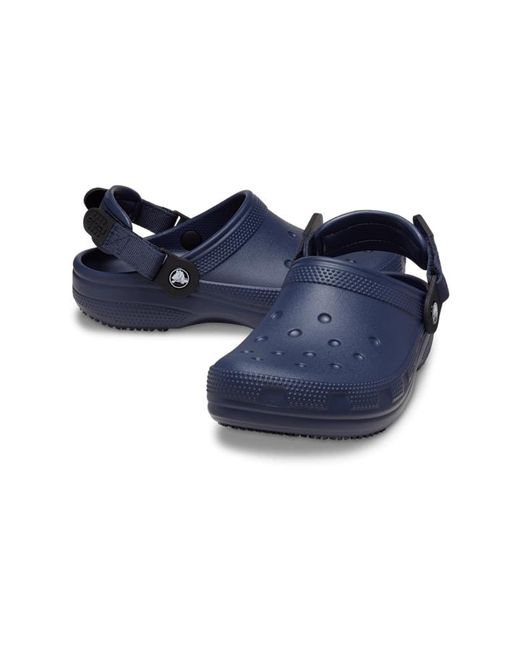 Crocs™ Classic Slip Resistant Work Clog in Blue | Lyst