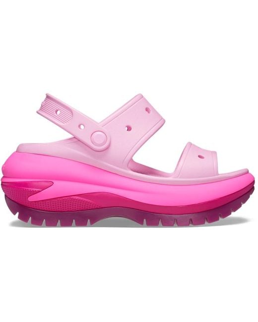 Crocs™ Mega Crush Matte Sandal; Tweed / Multi in Black | Lyst