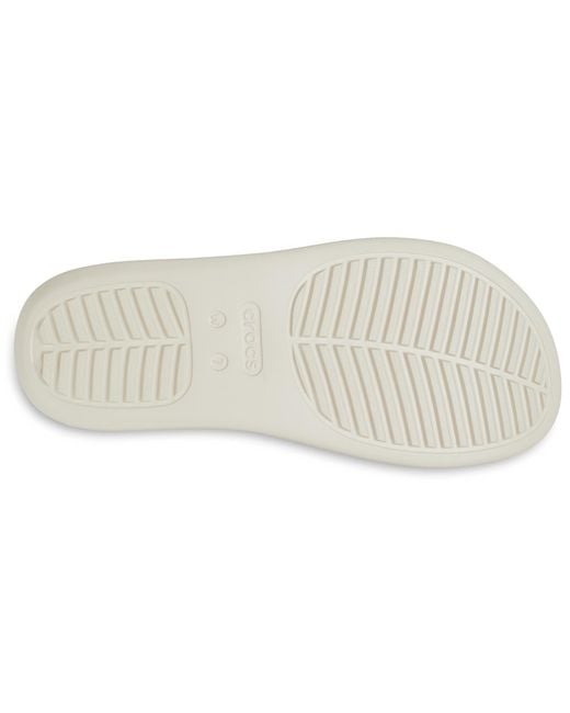 Crocs™ Getaway Platform Glitter Toe Loop in Metallic | Lyst