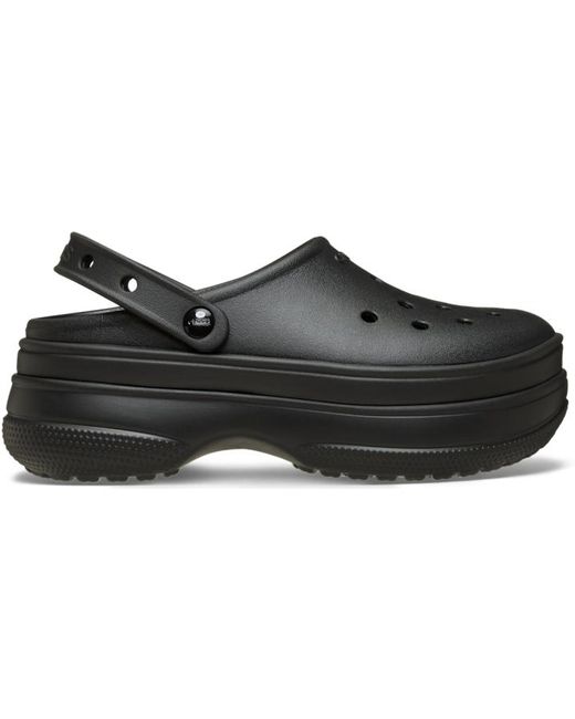Crocs™ Classic Stacked Clog in Black | Lyst