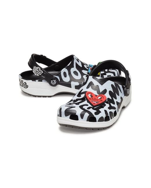 Crocs™ Keith Haring Classic Clog in Black | Lyst