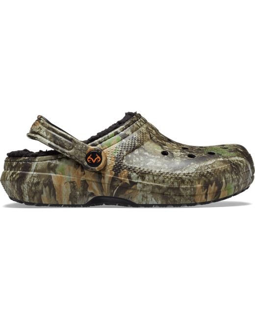 Crocs™ Realtree Apx Lined Classic Clog in Black | Lyst UK