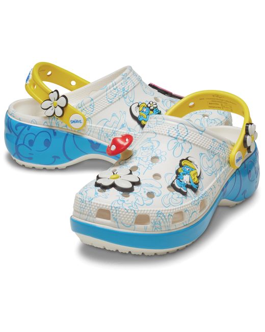 Crocs™ Smurfs Platform in Blue | Lyst UK