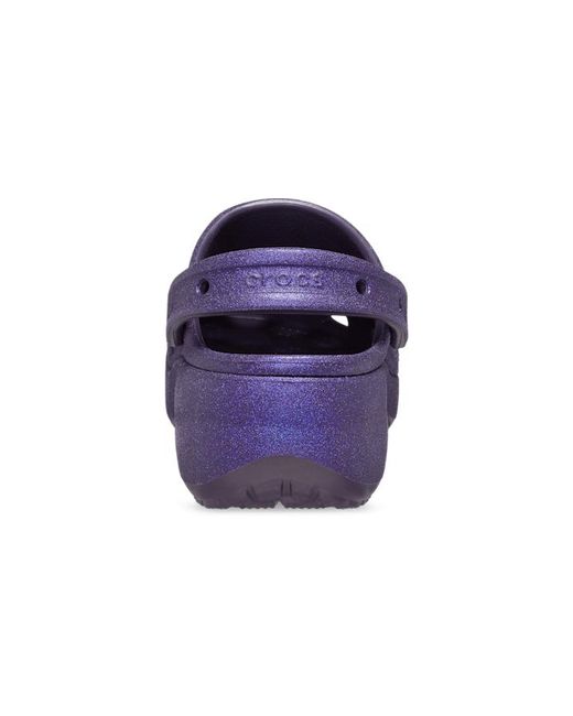Crocs™ Classic Platform Glitter Clog in Purple | Lyst