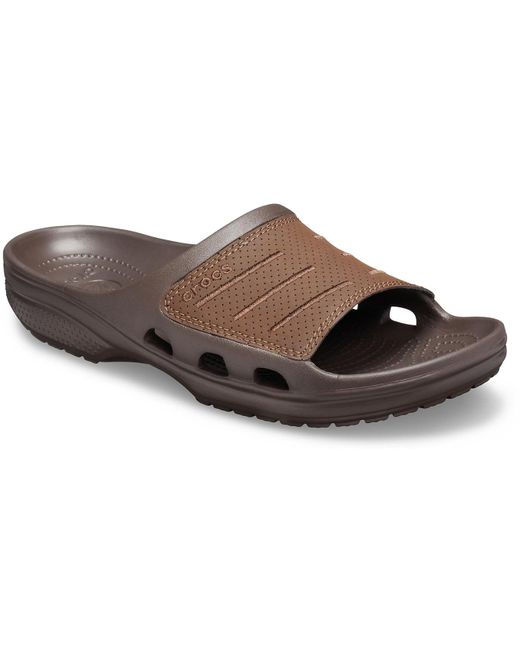 Crocs™ Bogota Slide in Espresso/Espresso (Brown) for Men - Lyst