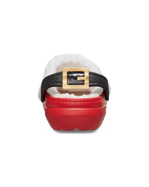 Crocs™ Classic Lined Santa Clog; Varsity / Multi in Red | Lyst