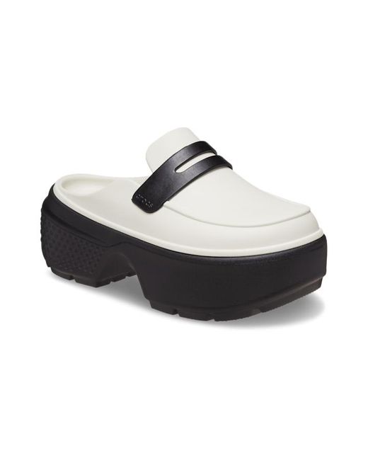 Crocs™ Stomp Loafer in Black for Men | Lyst
