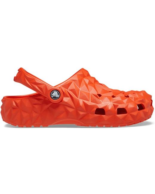 Crocs™ Classic Geometric Clog in Red | Lyst