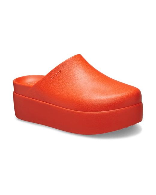 Crocs™ Dylan Platform Clog In Red Lyst