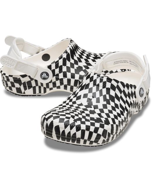 Crocs™ Classic Work Graphic Clog in Black | Lyst