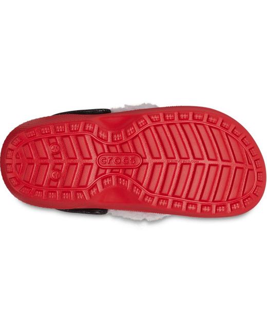 Crocs™ Classic Lined Santa Clog; Varsity / Multi in Red | Lyst