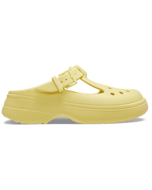 Crocs™ Classic Mary Jane Clog; Daylily in Black | Lyst