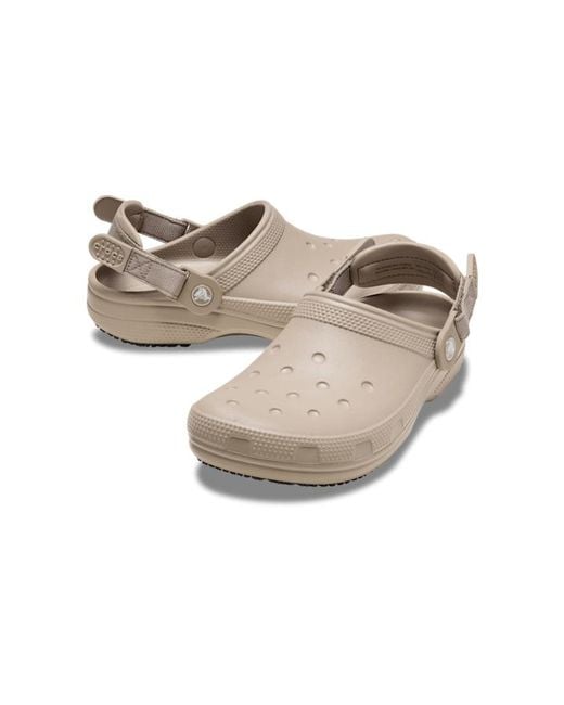 Crocs™ Classic Slip Resistant Work Clog in Black | Lyst