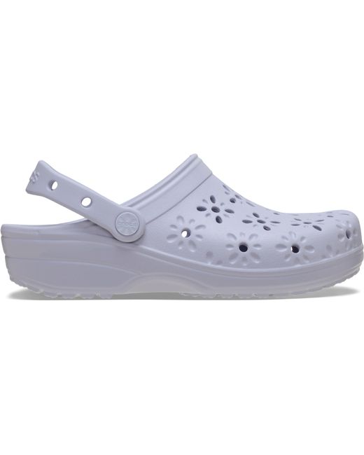 Crocs™ Classic Floral Cut-Out in Black | Lyst UK