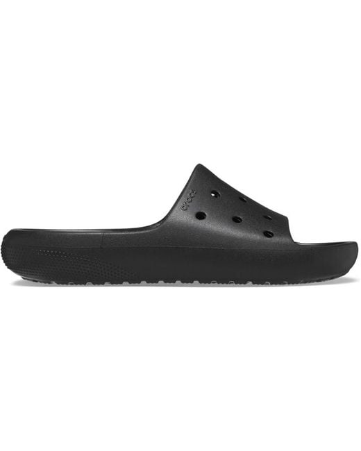 Crocs™ Classic Slide Croslite Sandals in Black | Lyst