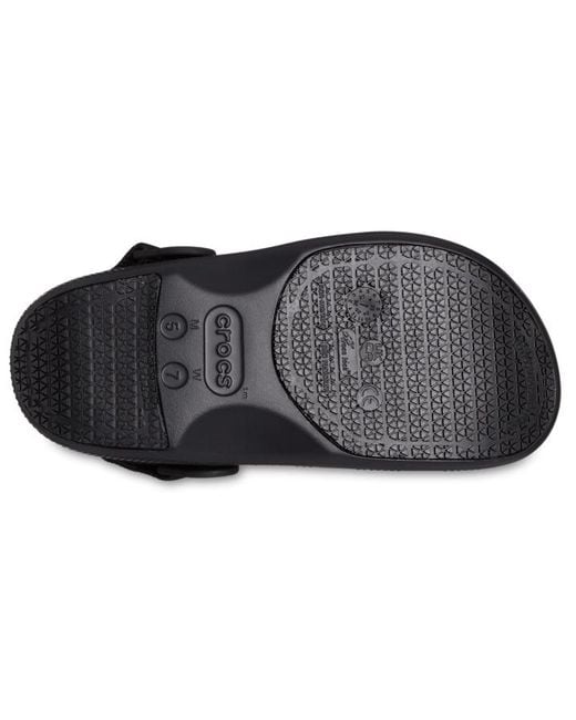 Crocs™ Classic Slip Resistant Work Clog in Black | Lyst