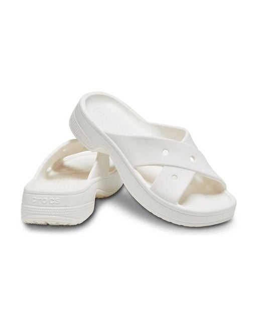 Crocs™ Cross Strap in Black | Lyst