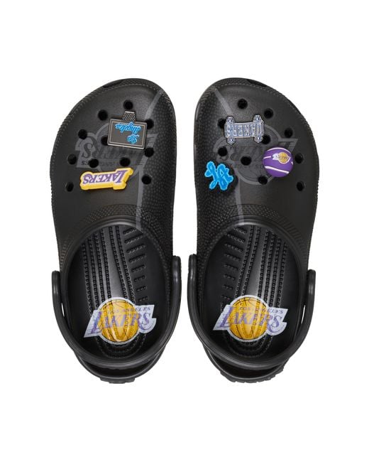 Crocs™ Nba Lakers Elevated Classic Clog in Black | Lyst